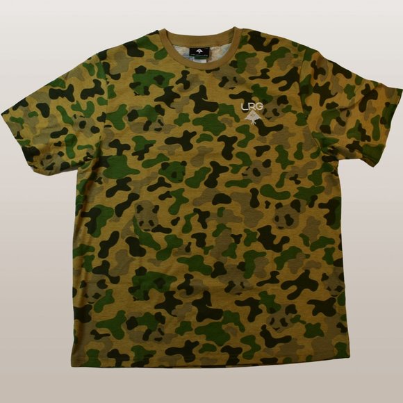 Lrg | Shirts | Lifted Research Group Lrg Mens Camo Panda Plus Logo All Over Print Shirt New ...